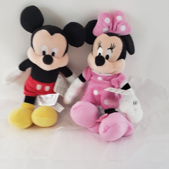 Disney | Toys | Mickey Minnie Mouse Stuffed Plush | Poshmark